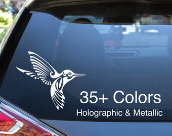Hummingbird Window Decal | Etsy