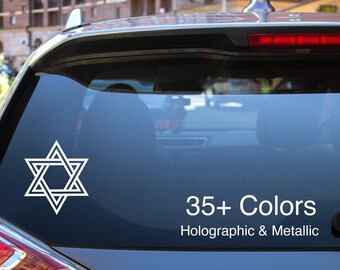 Star of David Decal | Etsy