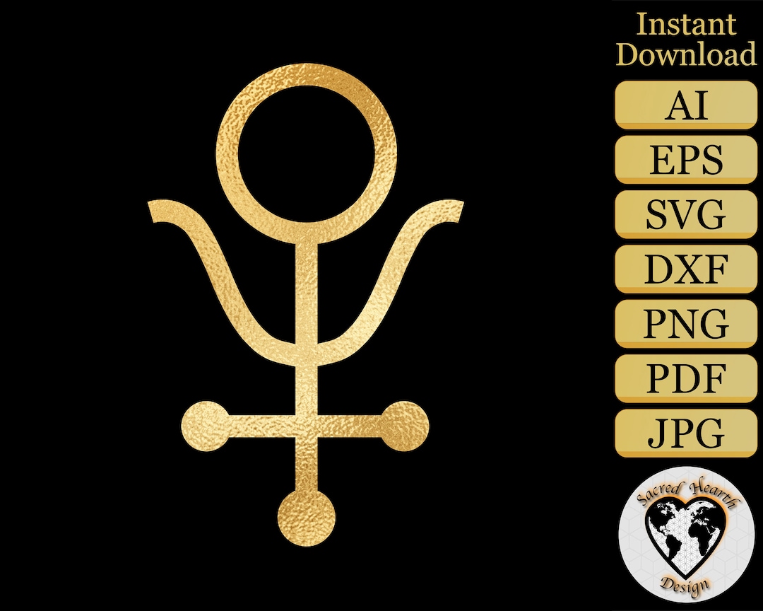 Antimony Alchemy Symbol / Apothecary / Occult / Alchemy Symbols ...