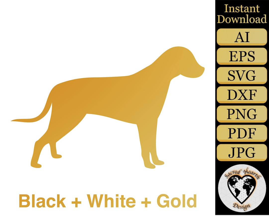 Standing Dog SVG Standing Dog PNG Standing Dog Clipart Animal Svg ...