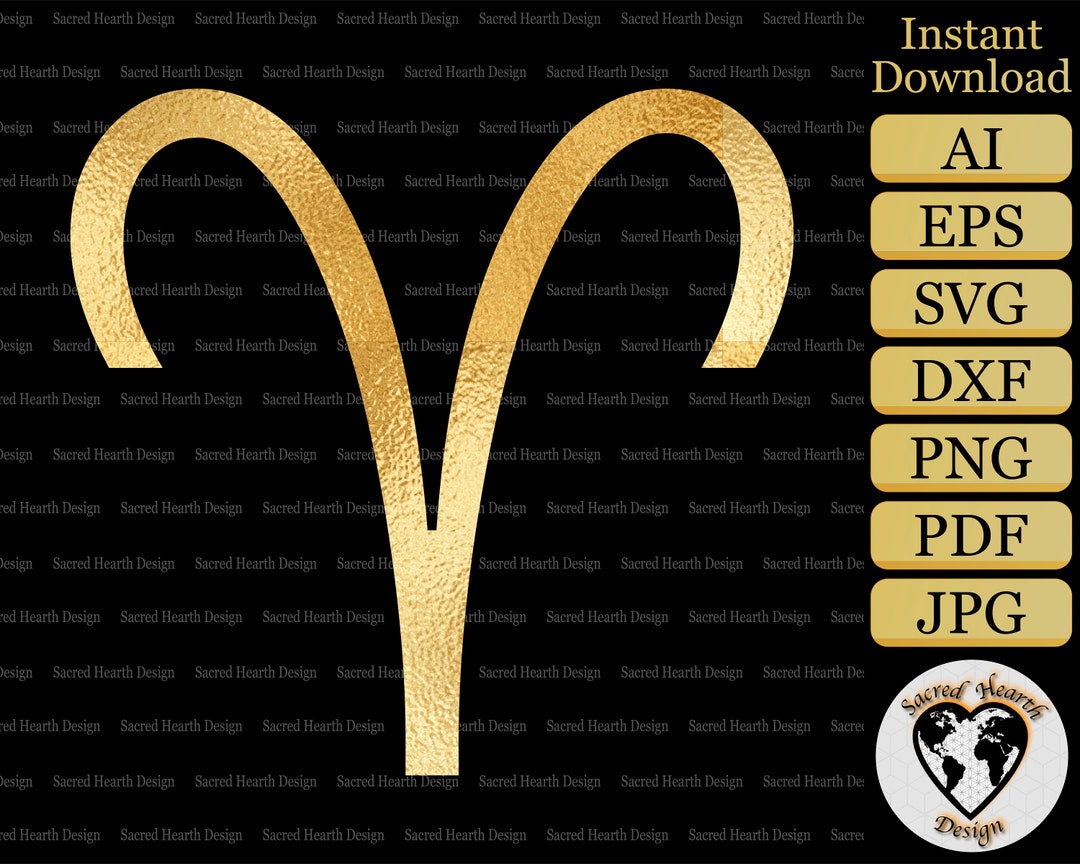 Aries SVG / Zodiac SVG / Birthday Svg / Aries Clipart / Aries Png ...