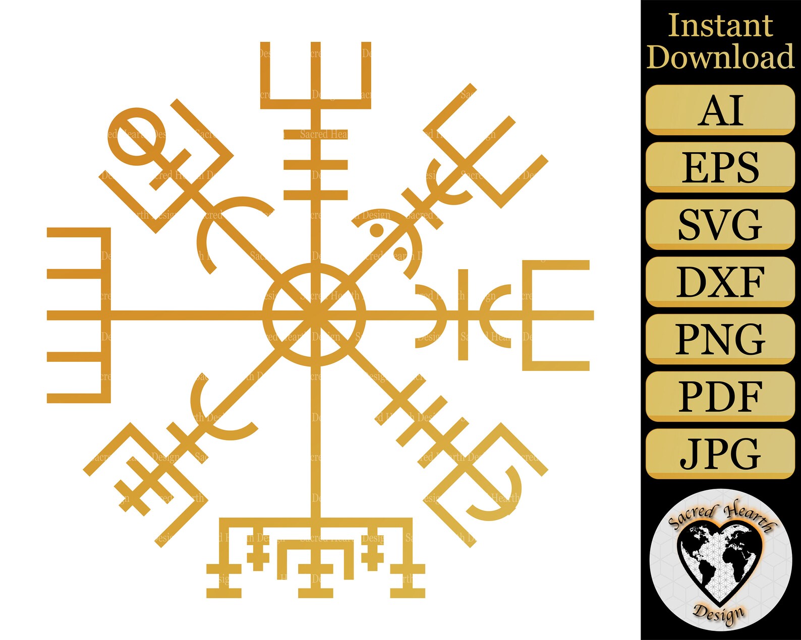 Vegvisir SVG / Viking SVG / Nordic SVG / Spiritual Svg / Svg - Etsy