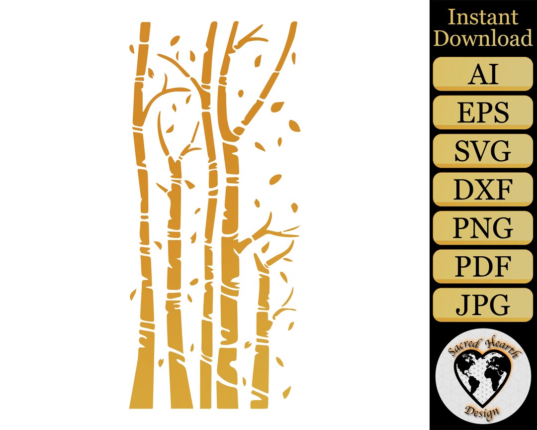 Birch Trees SVG / Tree Svg / Forest Svg / Trees Svg / Tree Clipart ...