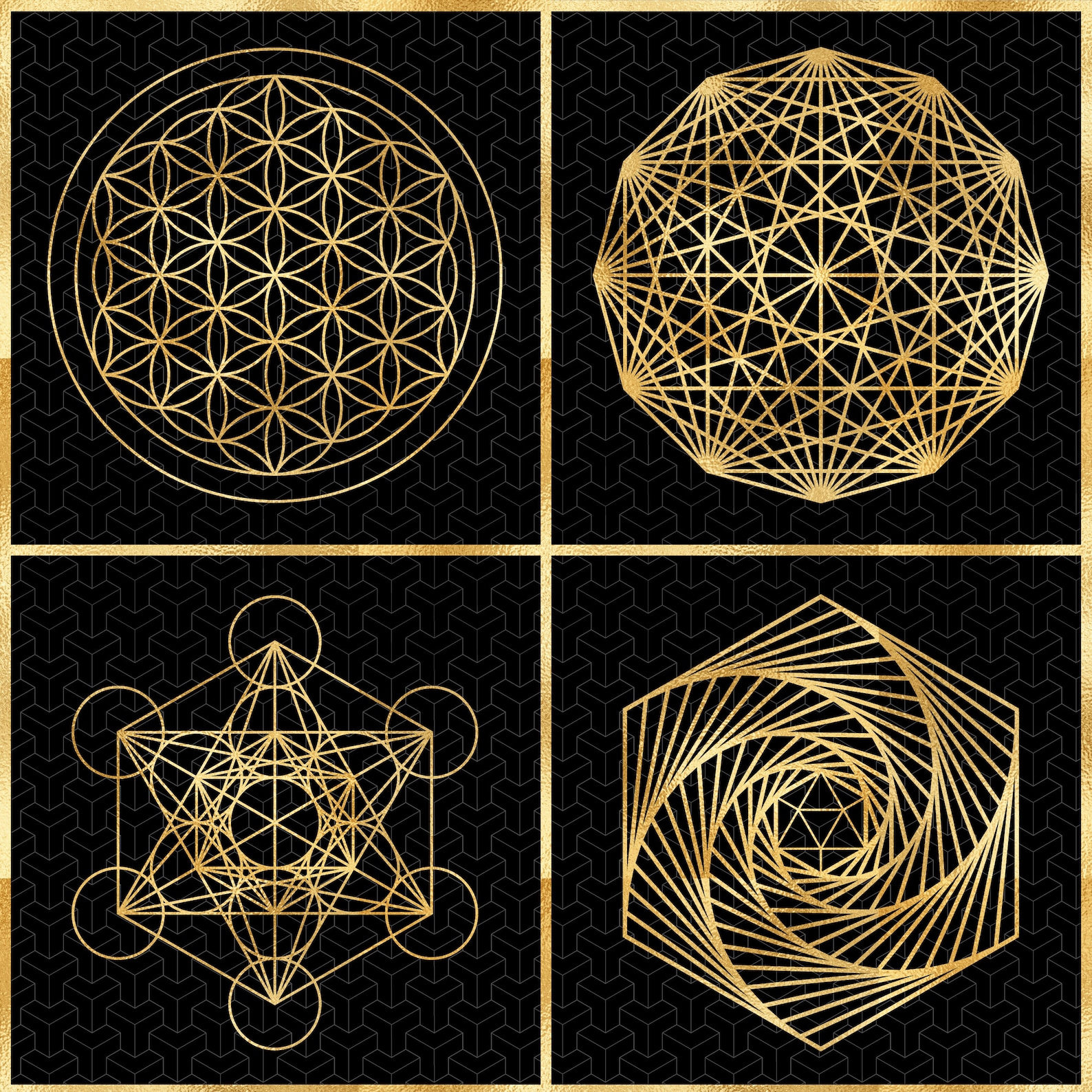 16 Sacred Geometry SVG Pack / Geometric Linework Vector Pack / - Etsy ...