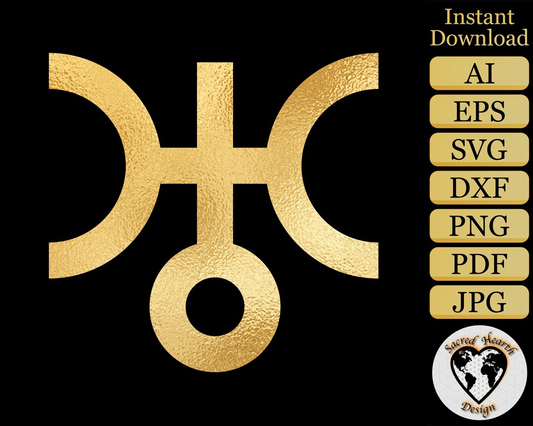 Uranus SVG / Planet SVG / Astrology SVG / Occult / Alchemy Symbols ...