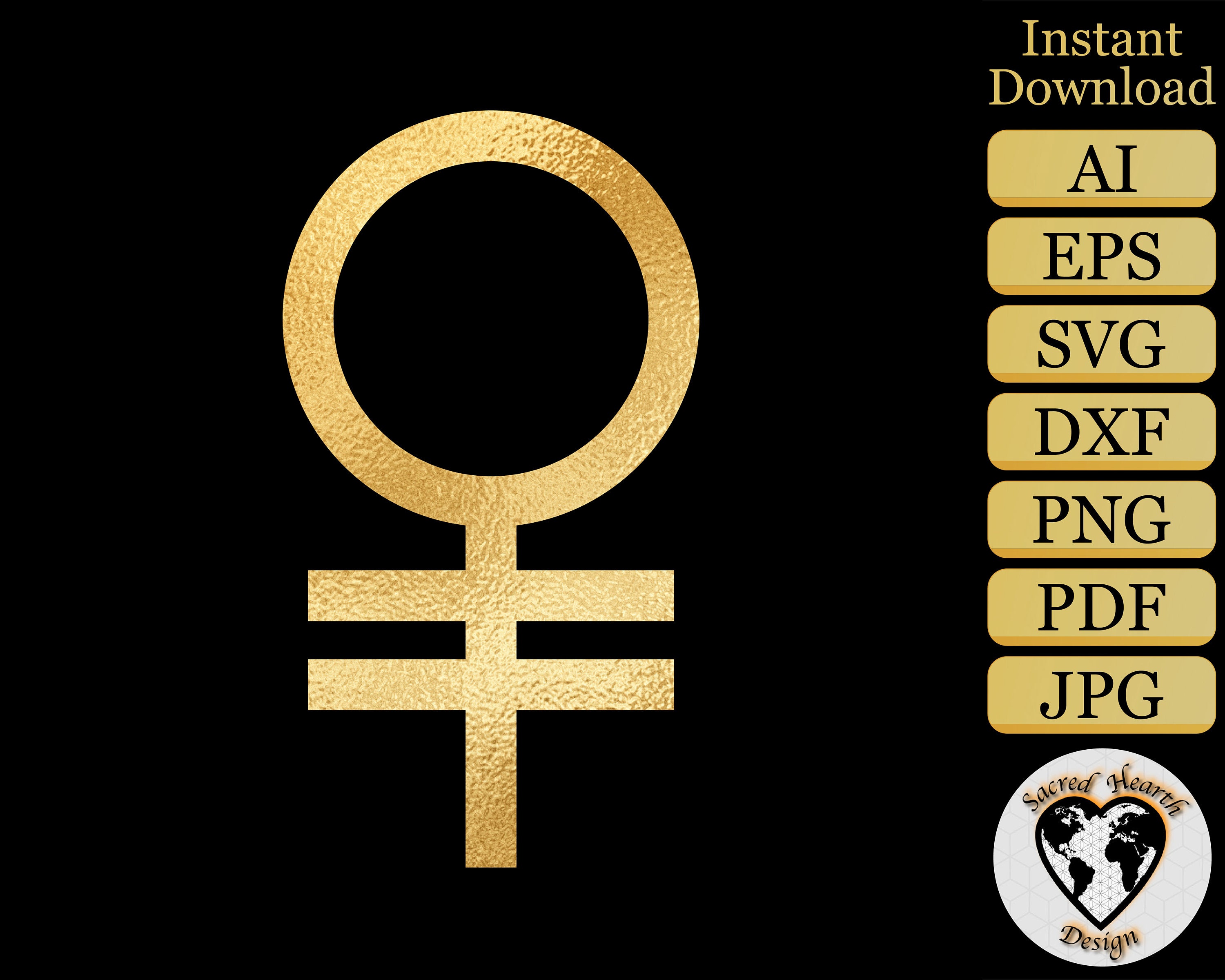 Brass Alchemy Symbol / Apothecary / Occult / Alchemy Symbols / - Etsy