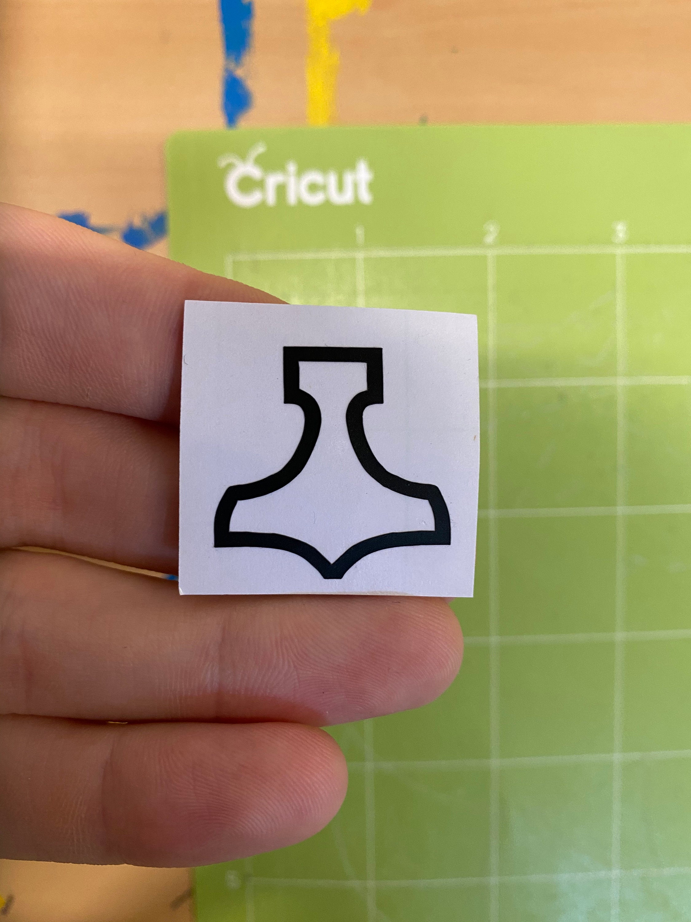 Materials Embellishments Labels, Stickers & Tags Mjolnir Sticker Thor ...