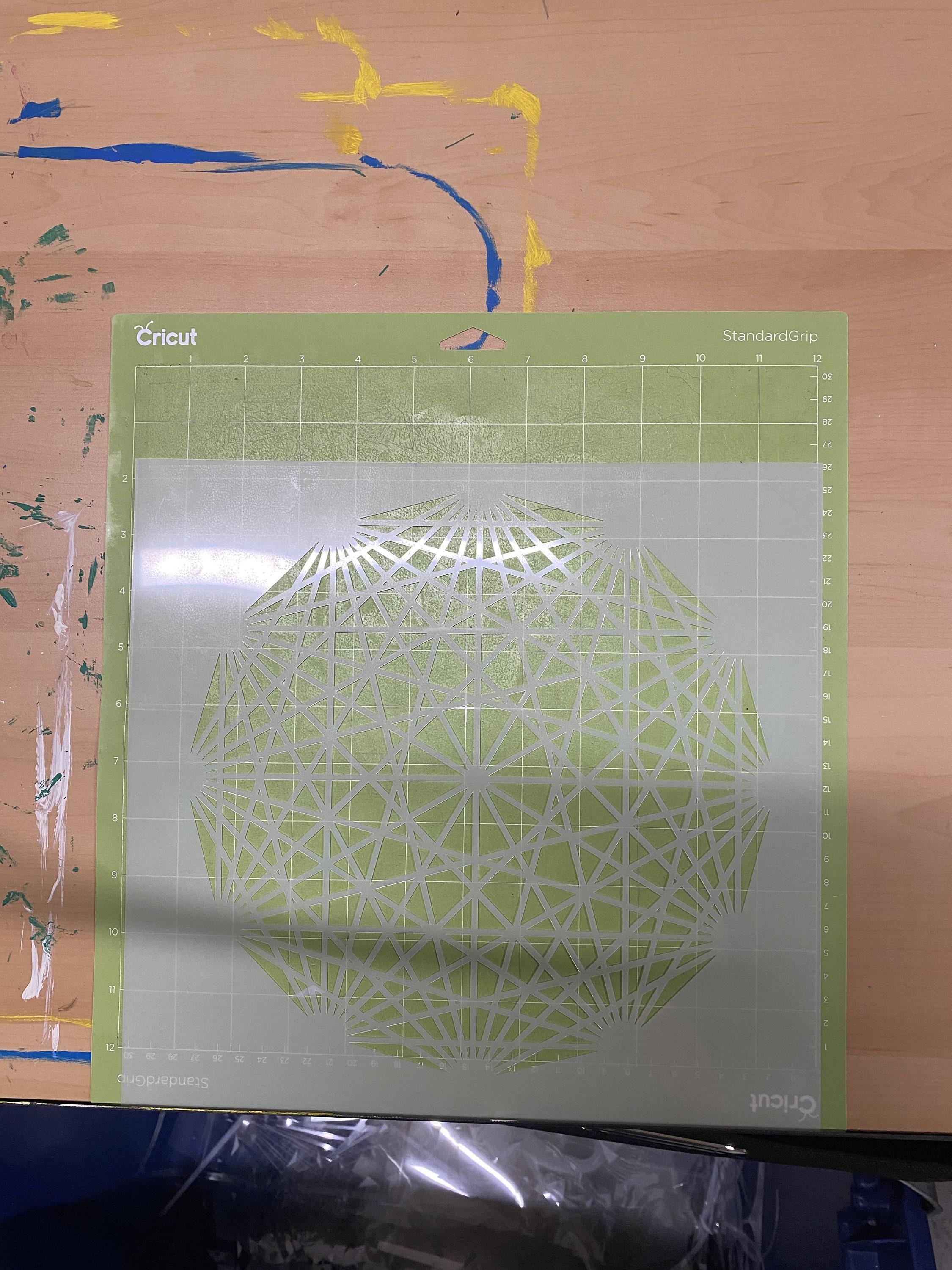 Visual Arts CLEARANCE 11 Be Here Now Stencil Spray Paint Stencil ...