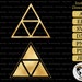 Triforce SVG / Legend of Zelda SVG / Triforce Png / Triforce Stencil ...