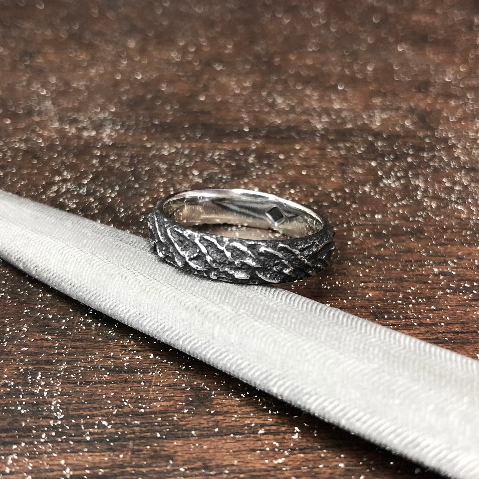 Black Mountain Ring, Viking Ring, Lava Ring. - Etsy UK
