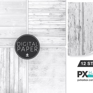 12 Shiplap Papers, Farmhouse, Printable Digital Download, 300 Dpi JPG ...