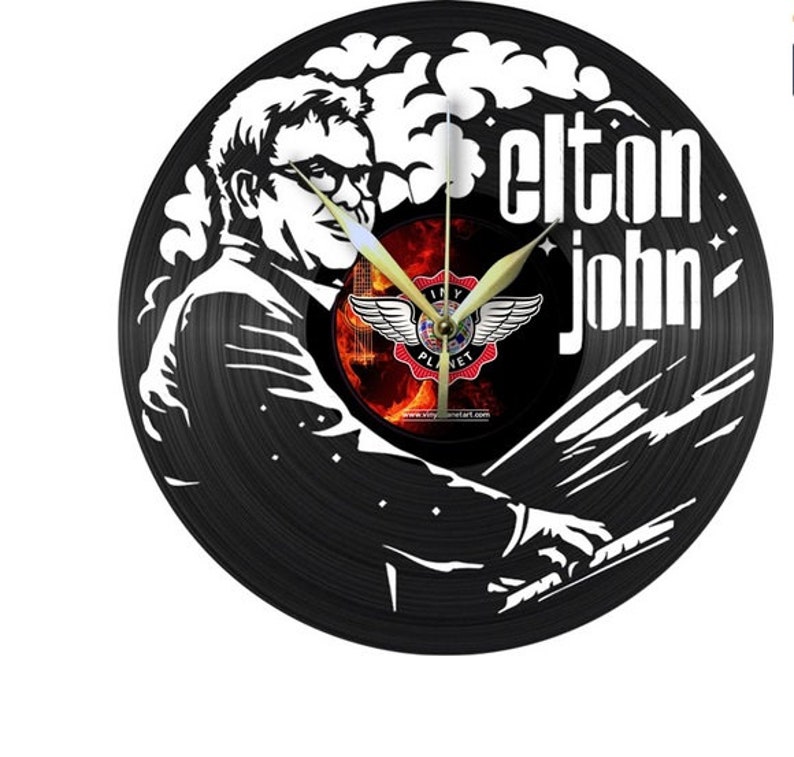 Vinyl Record Wall Clock DXF DXF | Etsy