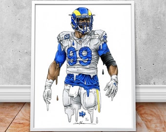 Aaron Donald Poster | Etsy