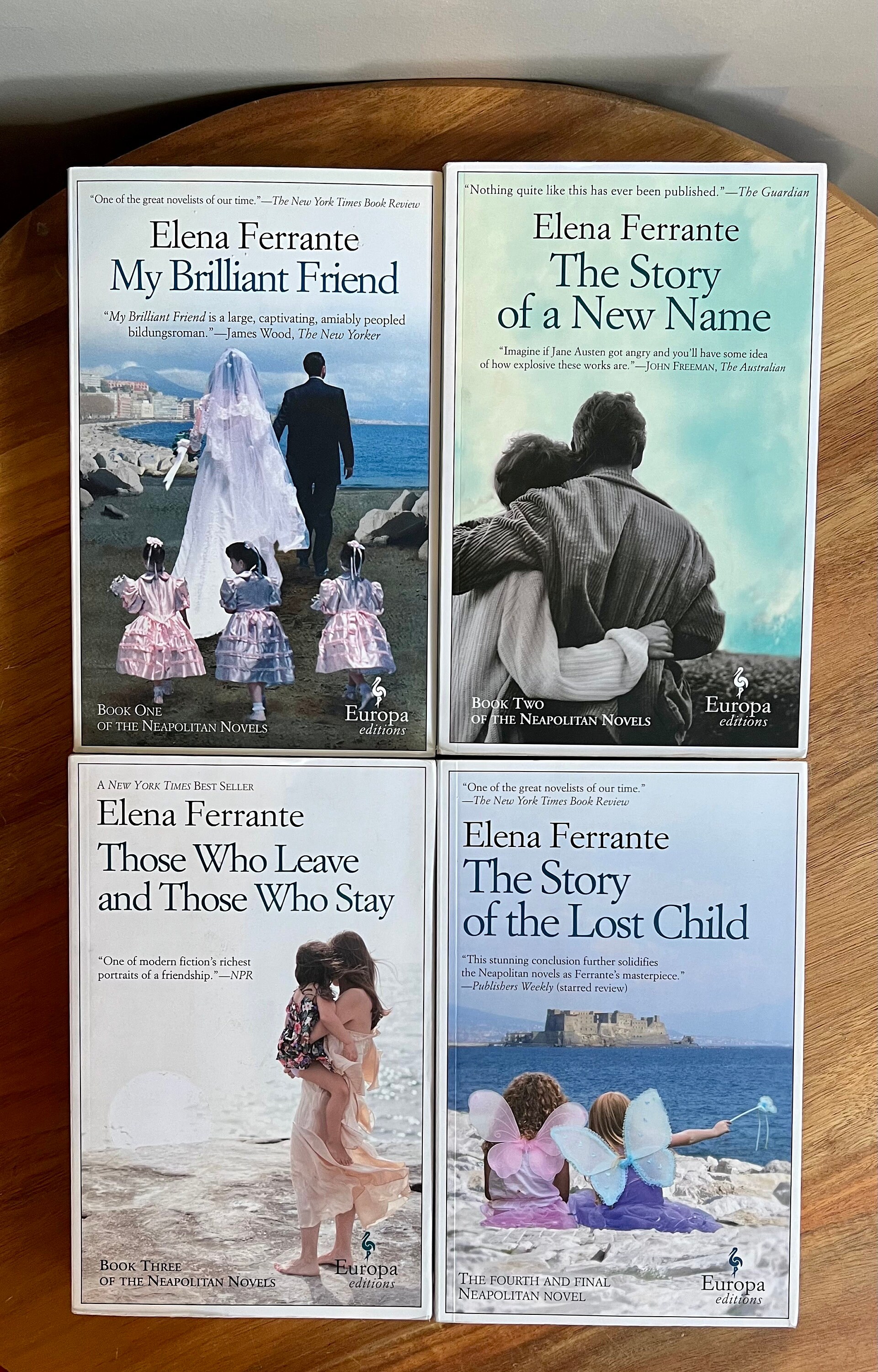 Elena Ferrante Books Neapolitan Novels // My Brilliant Friend the Story ...