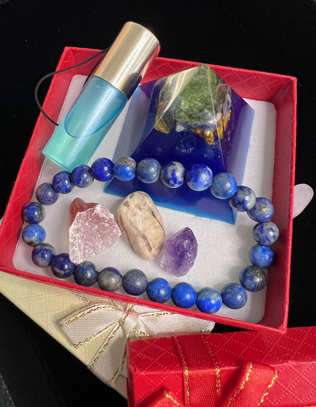 Serenity Gift Box Lavender Aromatherapy, Meditation Bracelet, EMF ...