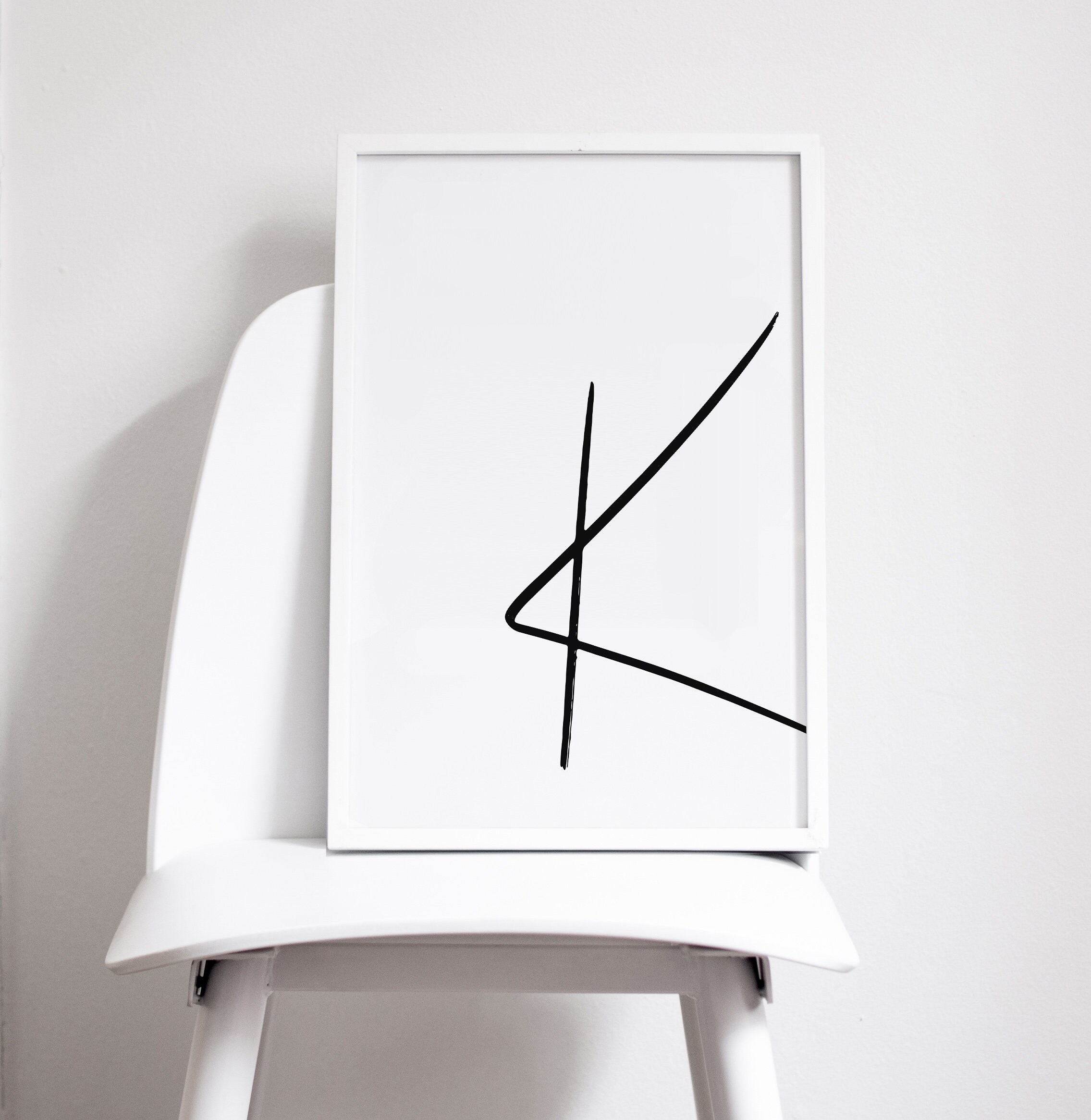 Printable Letter K | Letter Art Print | K Initial Digital Wall Poster ...