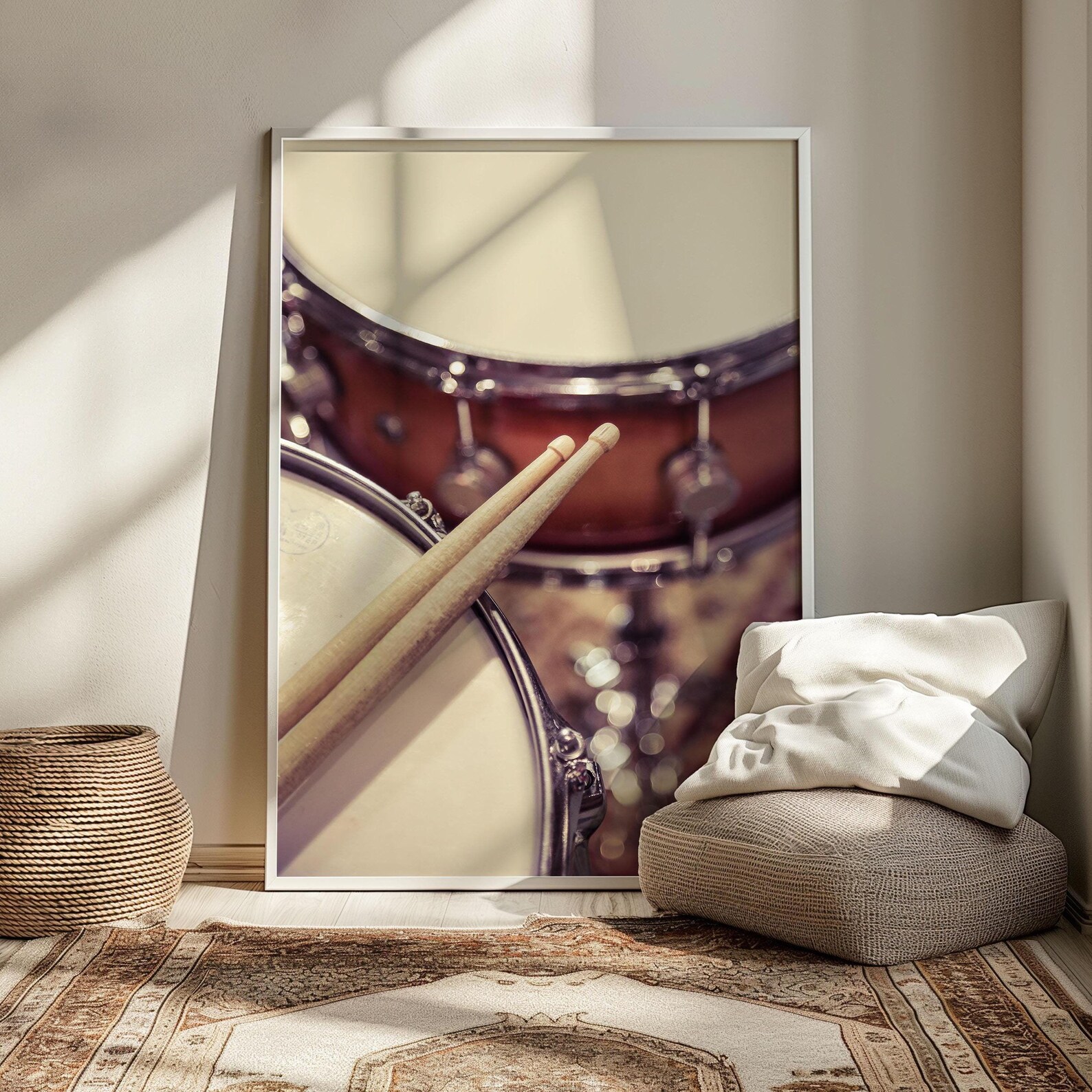 Drum Print, Printable Music Art, Drum Sticks Photography, Gift for ...