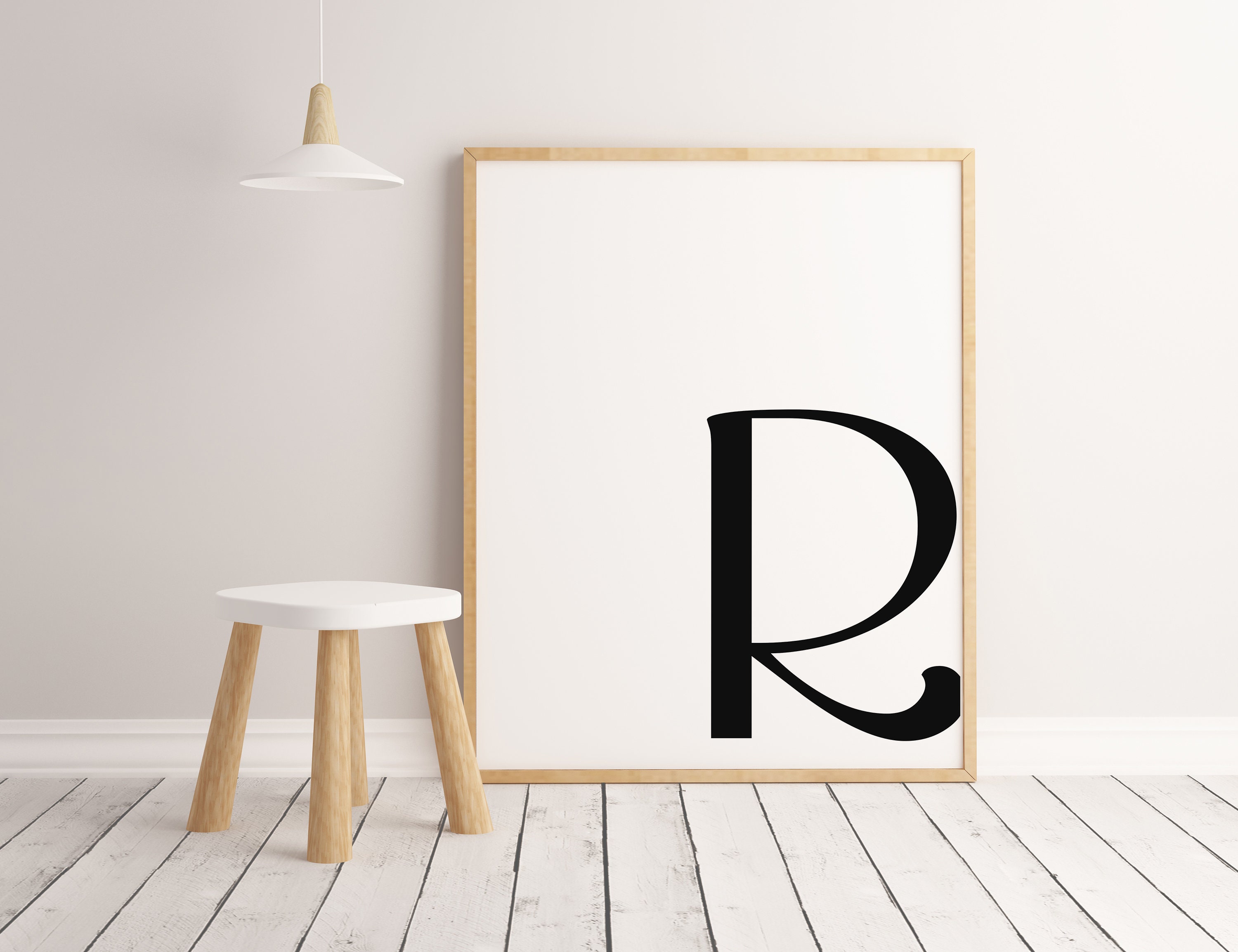 Printable Letter R | Letter Art Print | R Initial Digital Wall Poster ...