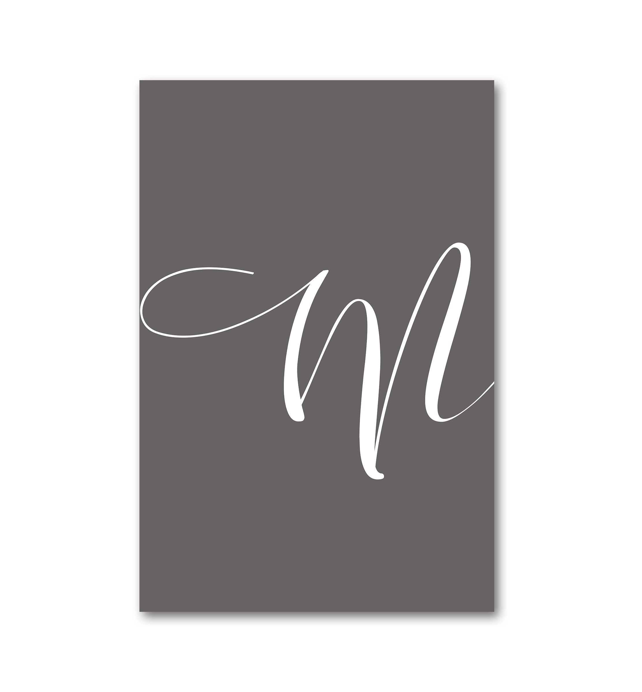 Printable Letter M M Letter Art Print M Initial Digital - Etsy