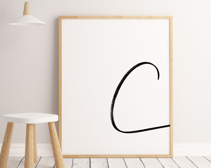 Letter Poster, Letter C Poster, Letter C Printable, Alphabet Print ...