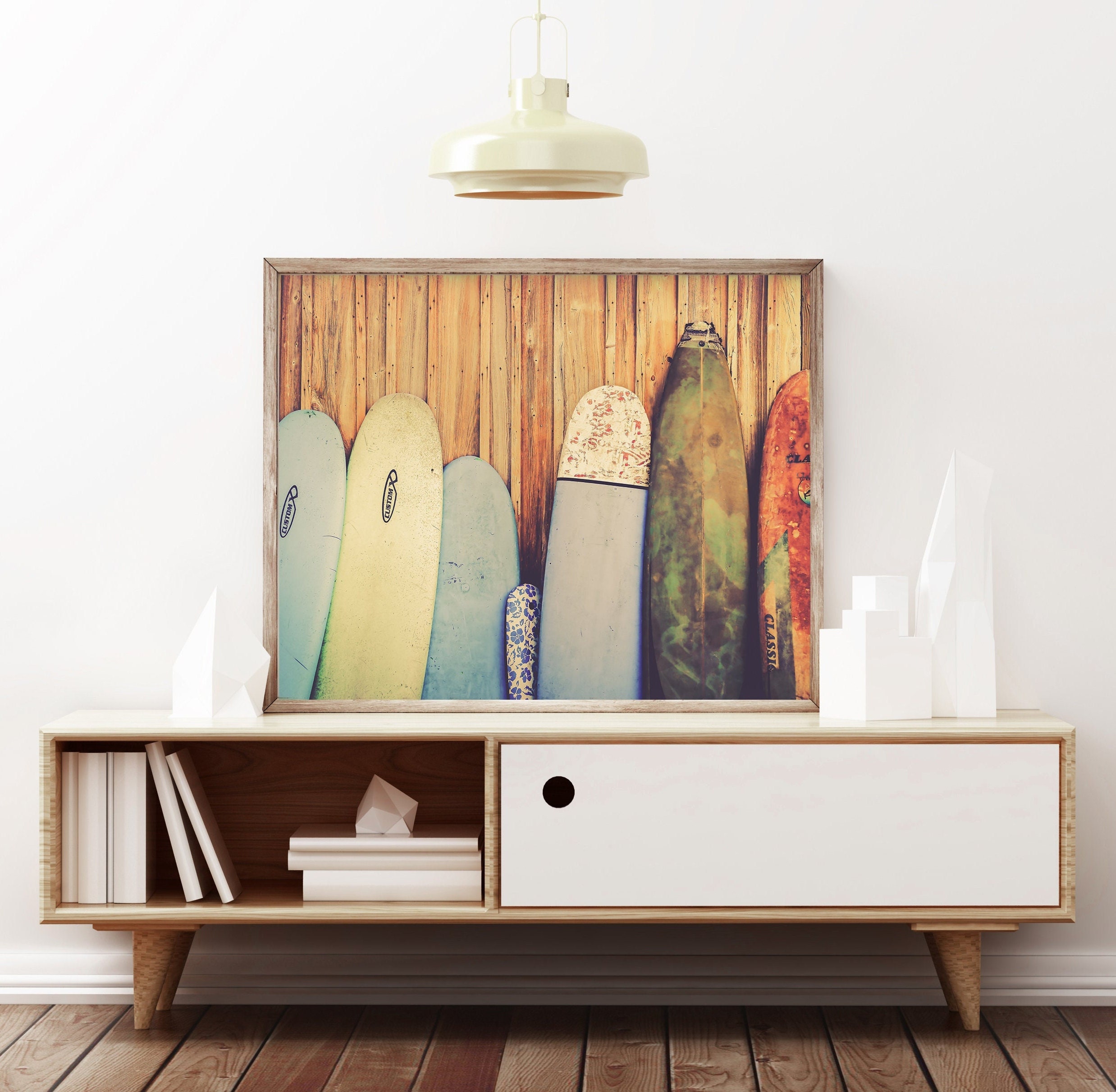 Surfboard Printable Art Surf Wall Decor Beach Photography - Etsy