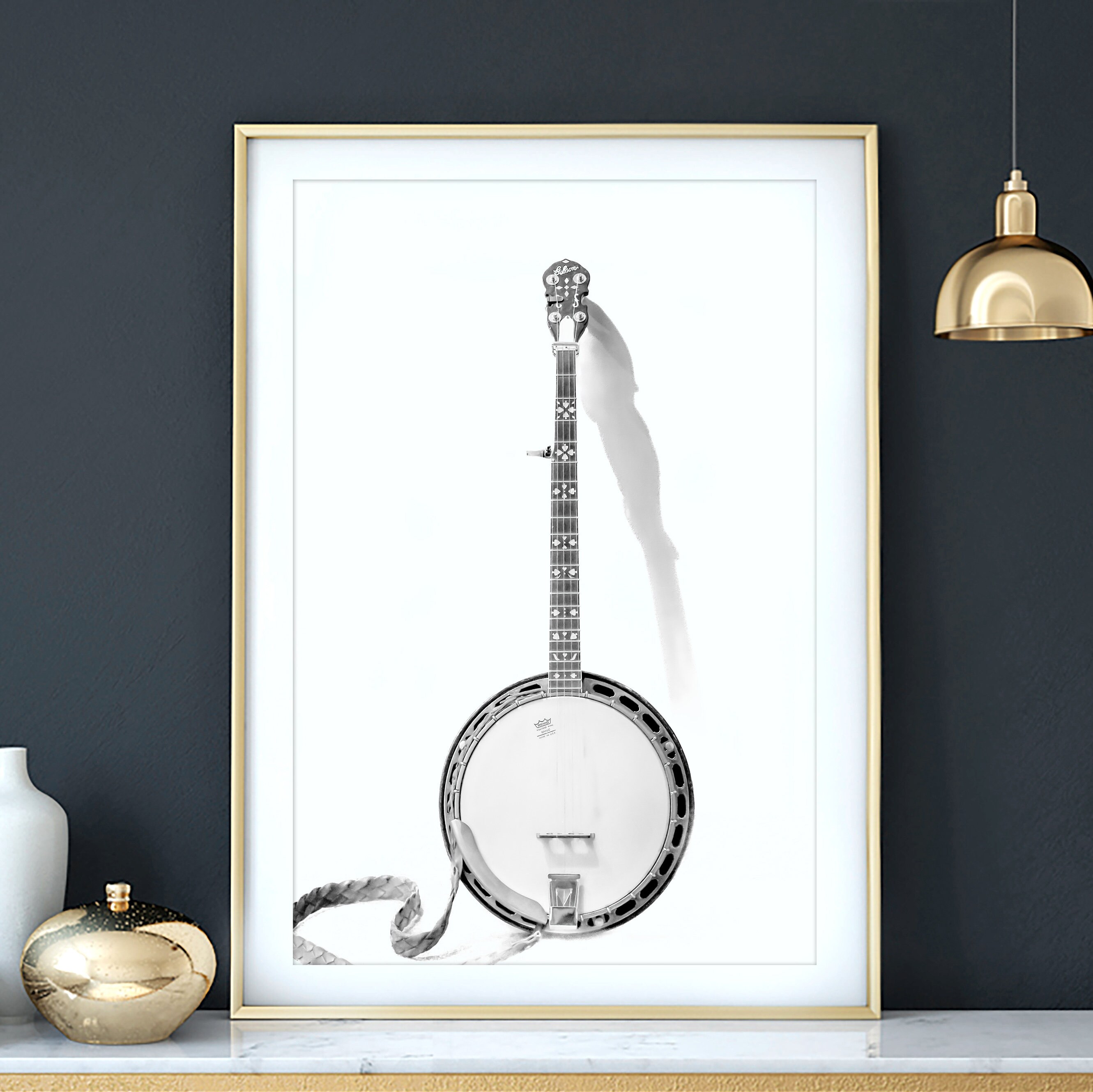 Banjo Art, Music Print Digital Download, Country Music Photography ...