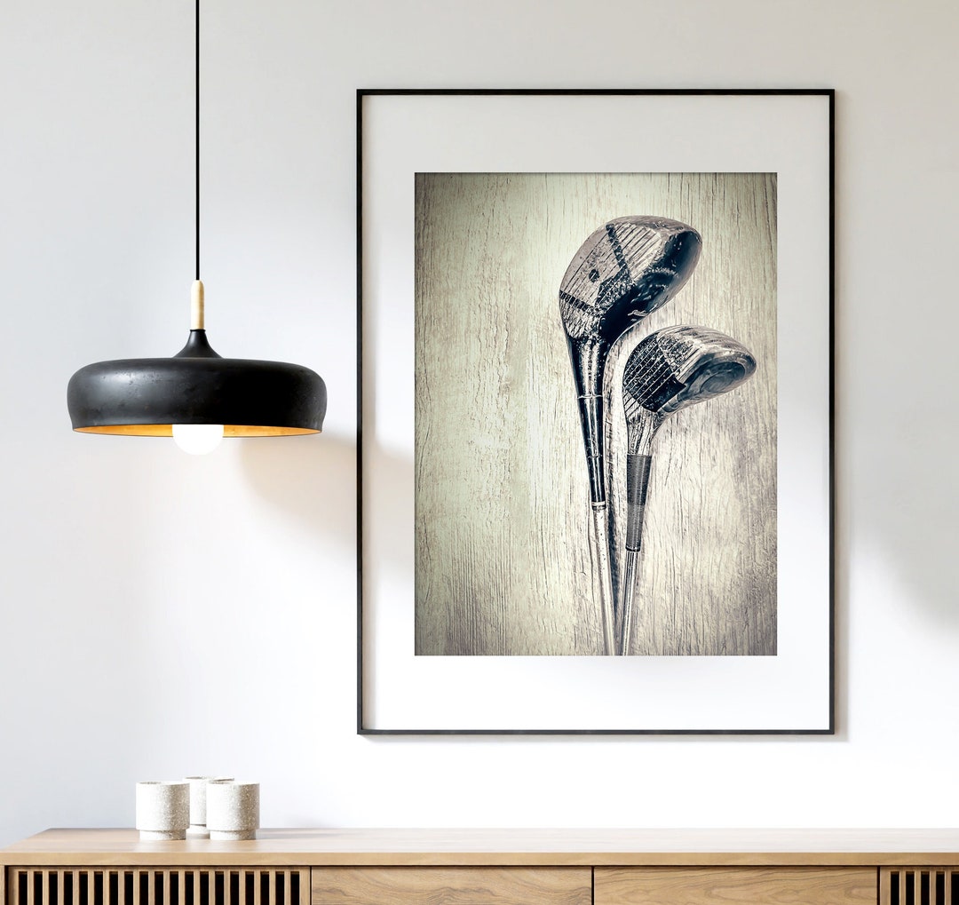 Vintage Golf Club Print, Printable Golf Art, Golf Photography Digital ...