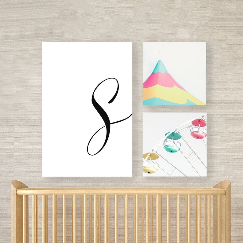 Printable Letter S Letter Art Print S Initial Digital Wall Poster ...