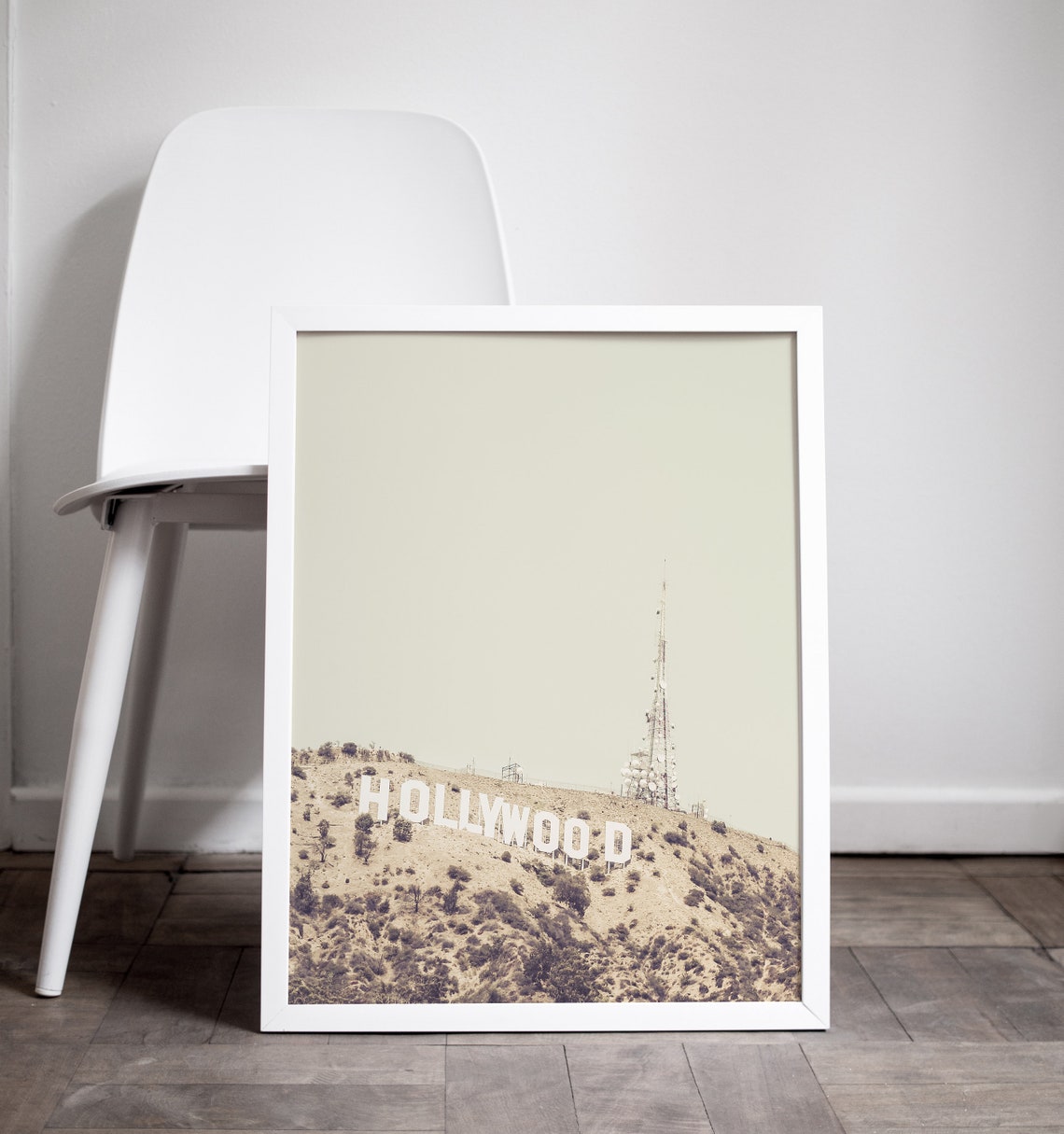Hollywood Sign Print Printable Hollywood Poster Travel - Etsy