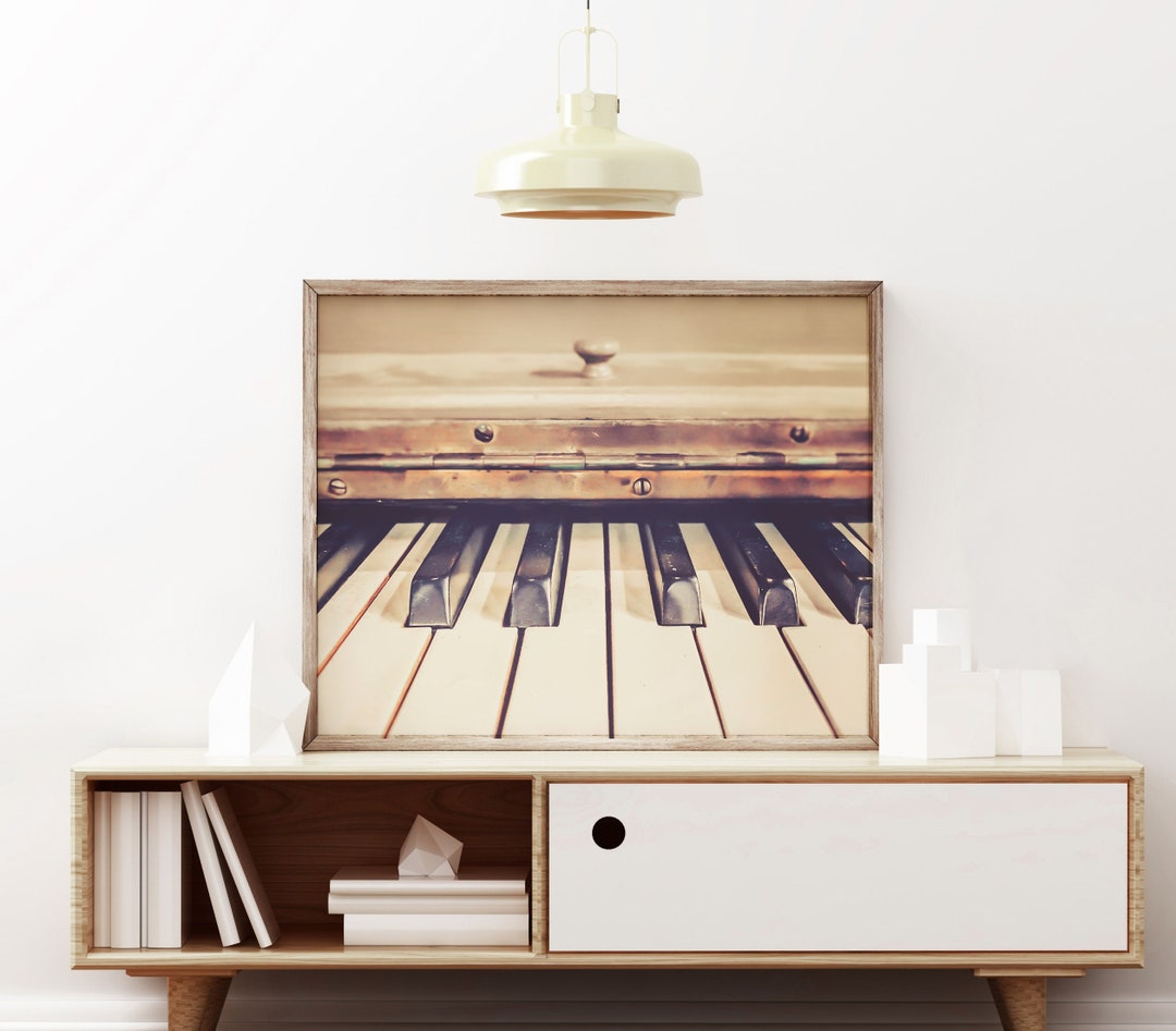 Piano Print - Digital Download, Music Art, Piano Photography, Vintage ...