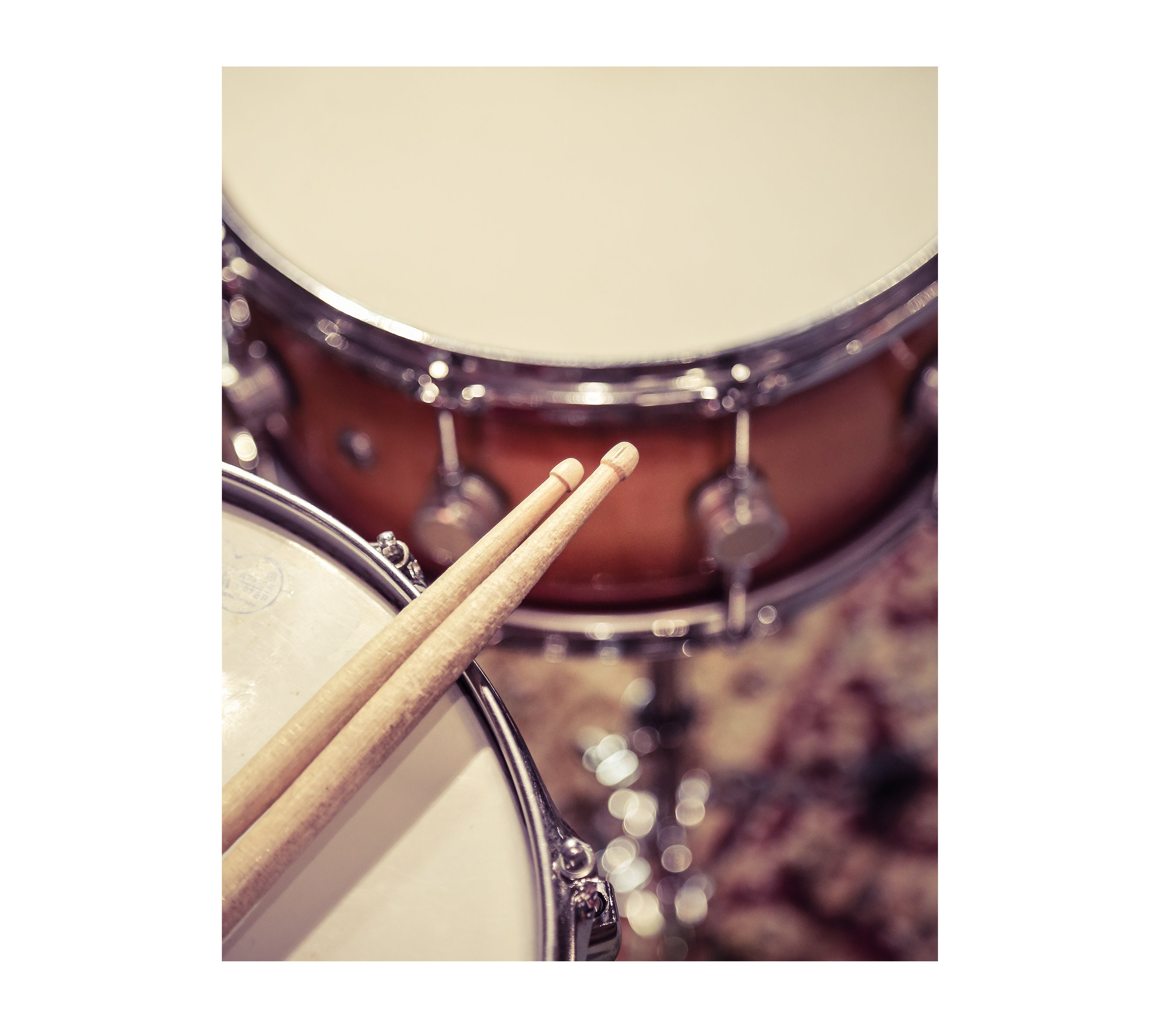 Drum Print Printable Music Art Drum Sticks Photography Gift - Etsy