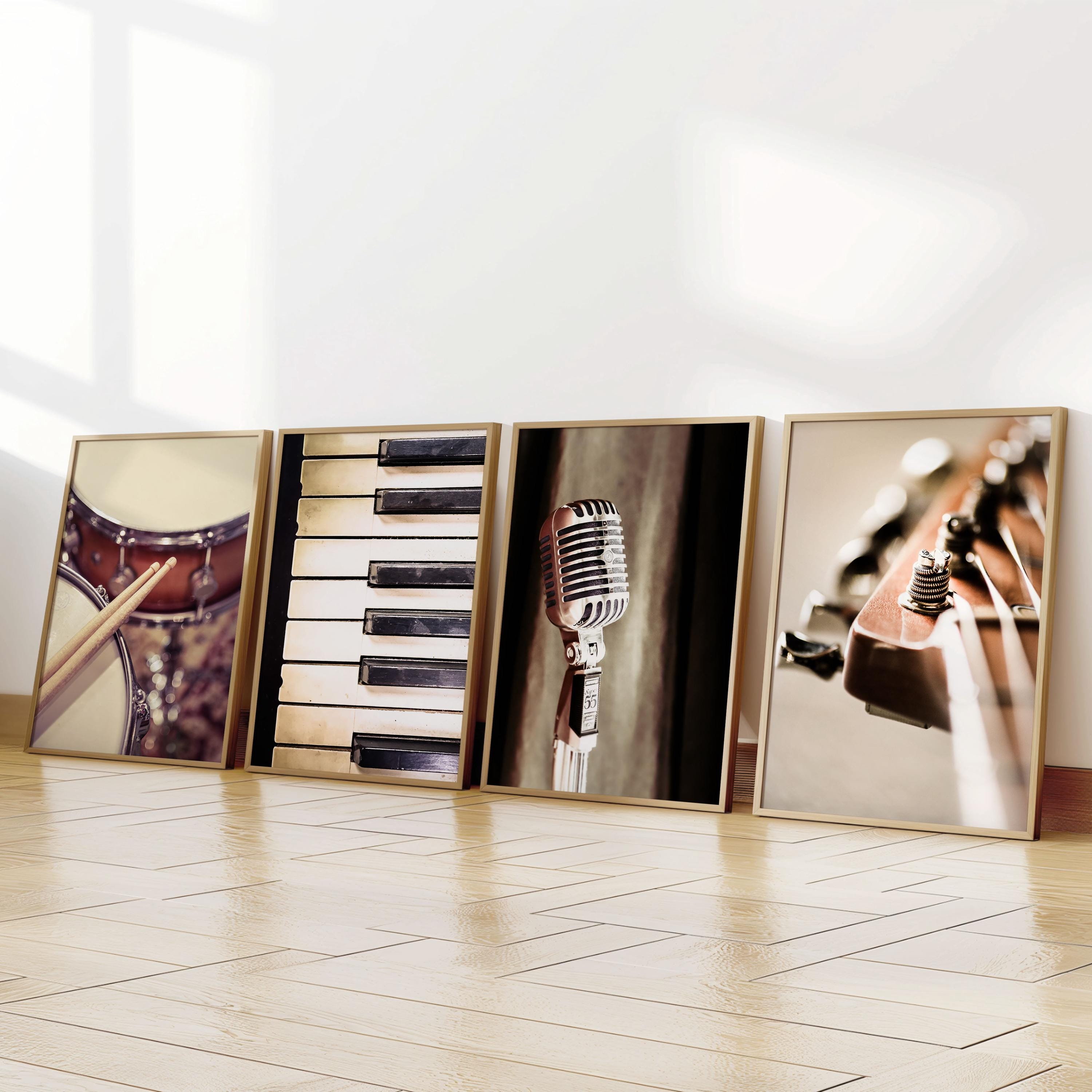 Music Print Set of 4, Printable Music Art, Music Photography ...