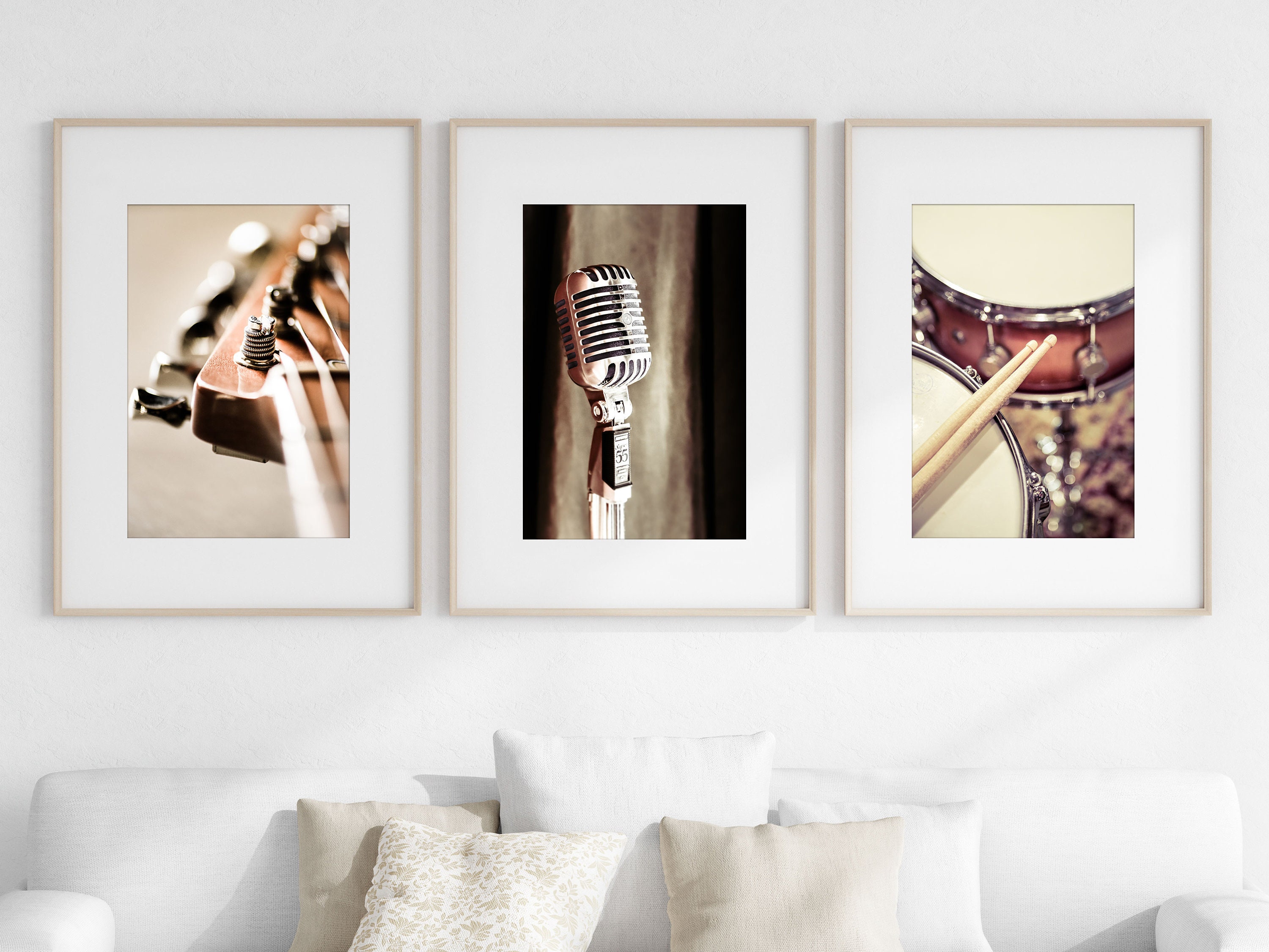 Music Wall Art Set of 3 Music Prints Print Yourself - Etsy