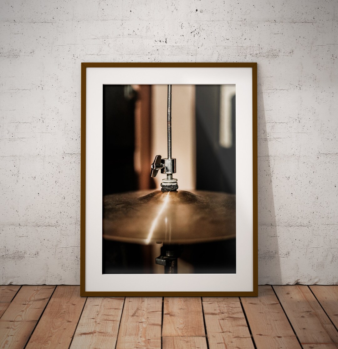 Drum Print Printable Music Art High Hat Photography - Etsy