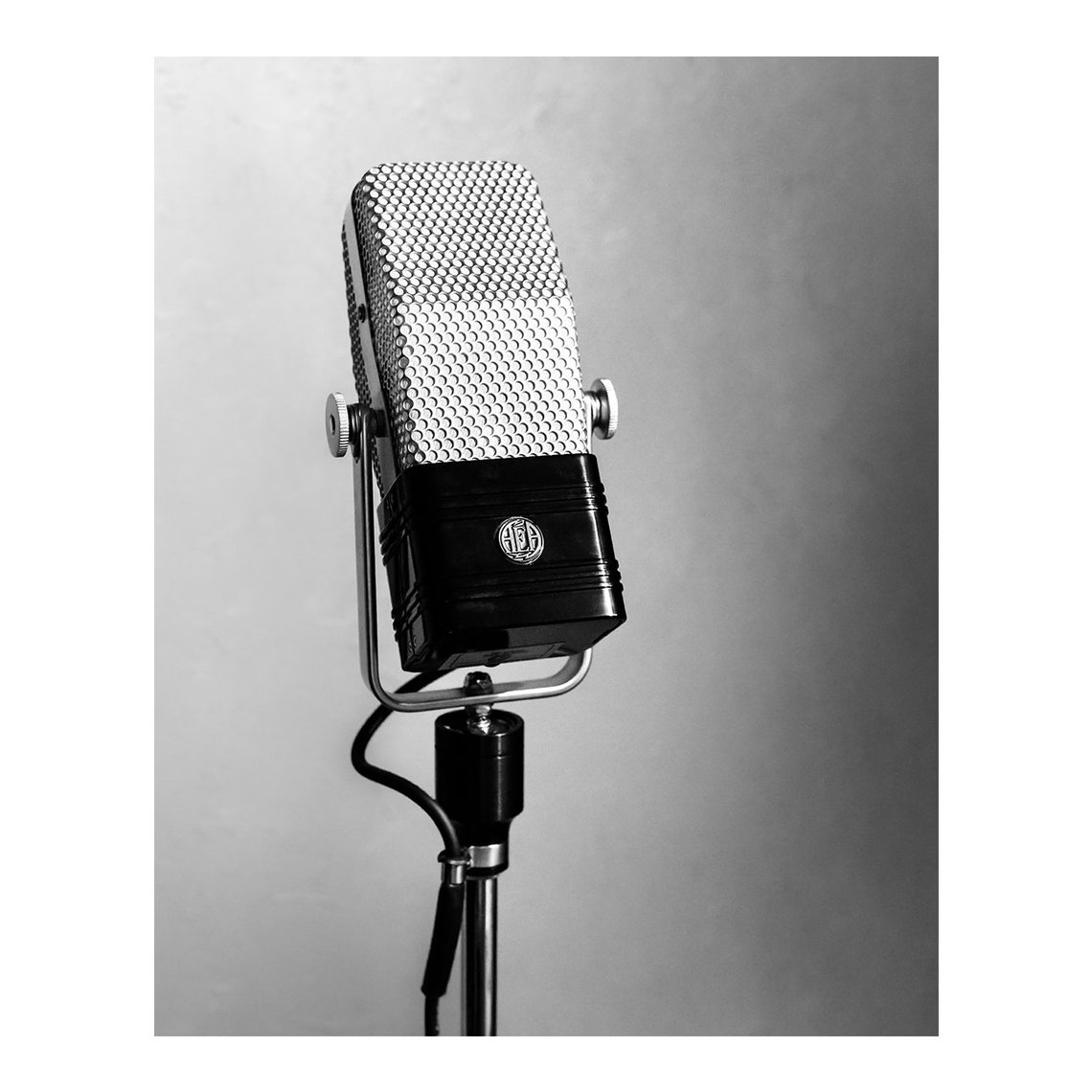Microphone Print Black and White Photography Printable Music - Etsy
