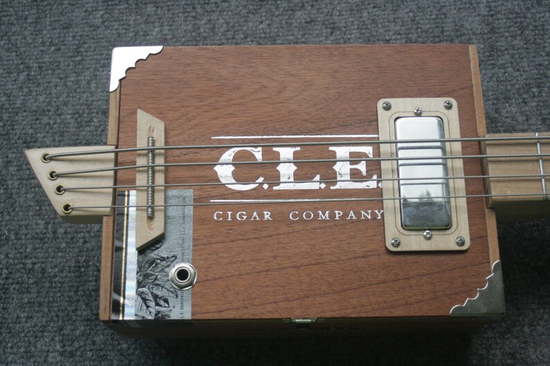 C.L.E Electric Bass Cigar Box Guitar by D-art Homemade Guitar Co. - Etsy