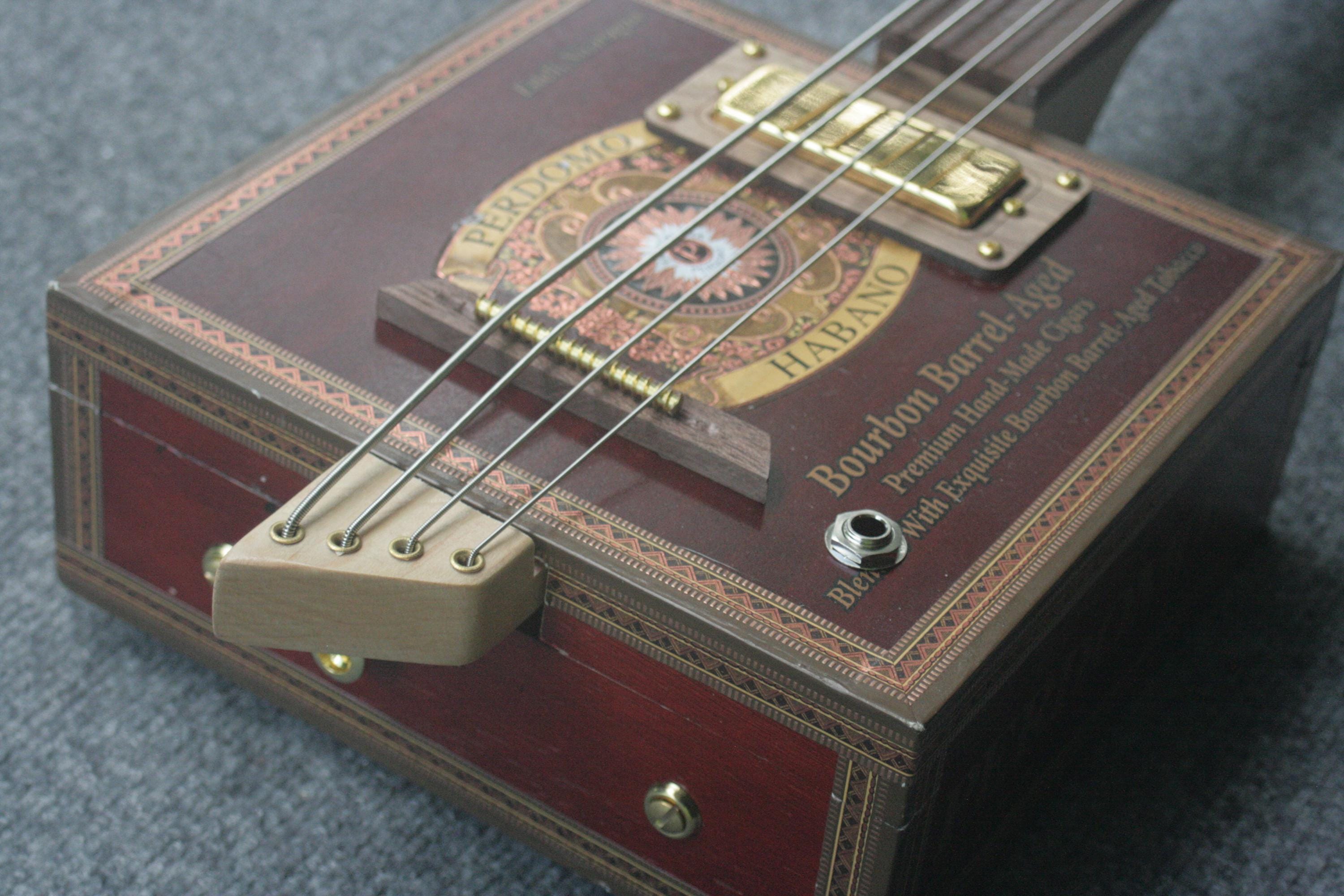 Perdomo Electric Bass Cigar Box Guitar by D-art Homemade Guitar Co. - Etsy
