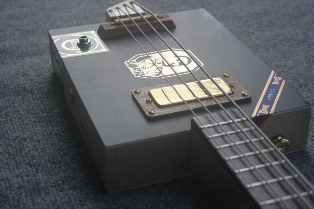 Metapa Electric Bass Cigar Box Guitar by D-art Homemade Guitar Co. - Etsy