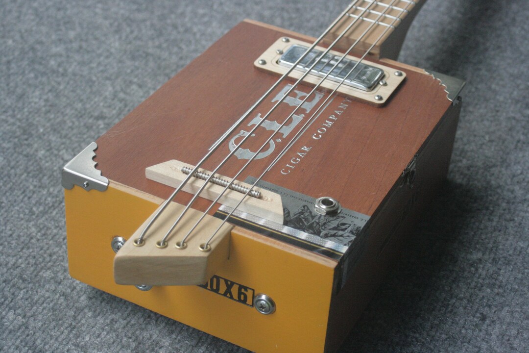 C.L.E Electric Bass Cigar Box Guitar by D-art Homemade Guitar Co. - Etsy