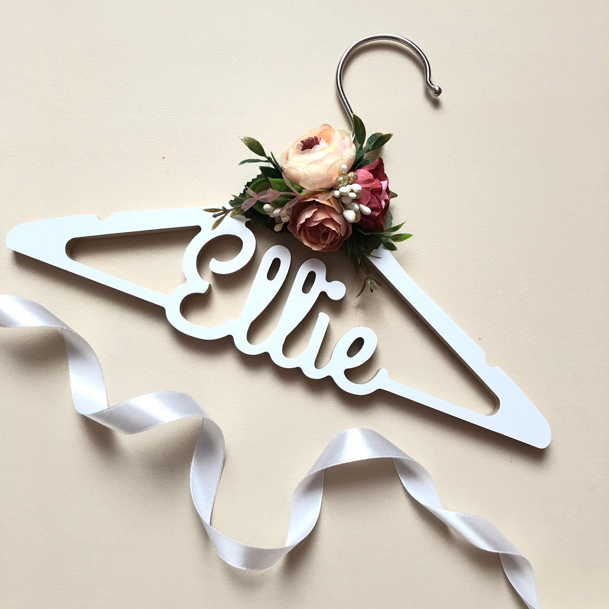 Personalized Wedding Dress Hanger Bridal Dress Hanger | Etsy