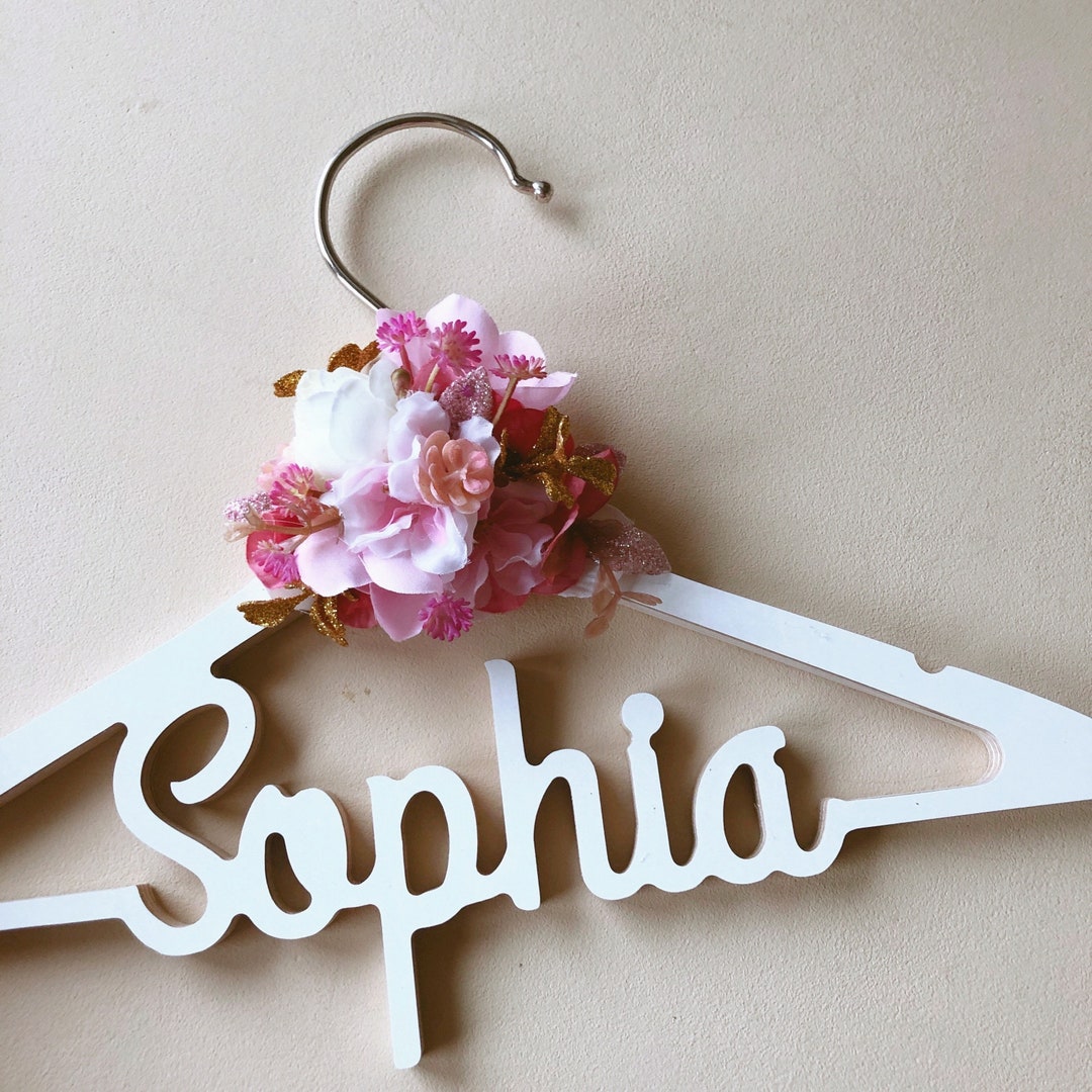 Personalized Wedding Dress Hanger, Bridal Dress Hanger, Bridesmaid Gift ...