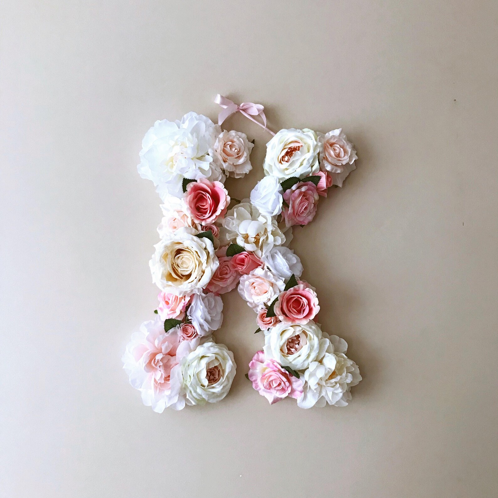 Large Flower Letters Wall Letter Wedding Letters - Etsy