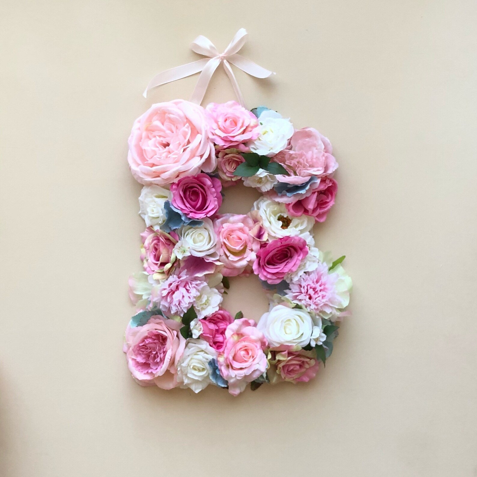 Large Flower Letters Floral Letter Nursery Girl Nursery | Etsy