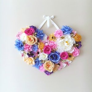 Flower Heart Birthday Gift for Her Baby Pink Nursery Decor - Etsy UK