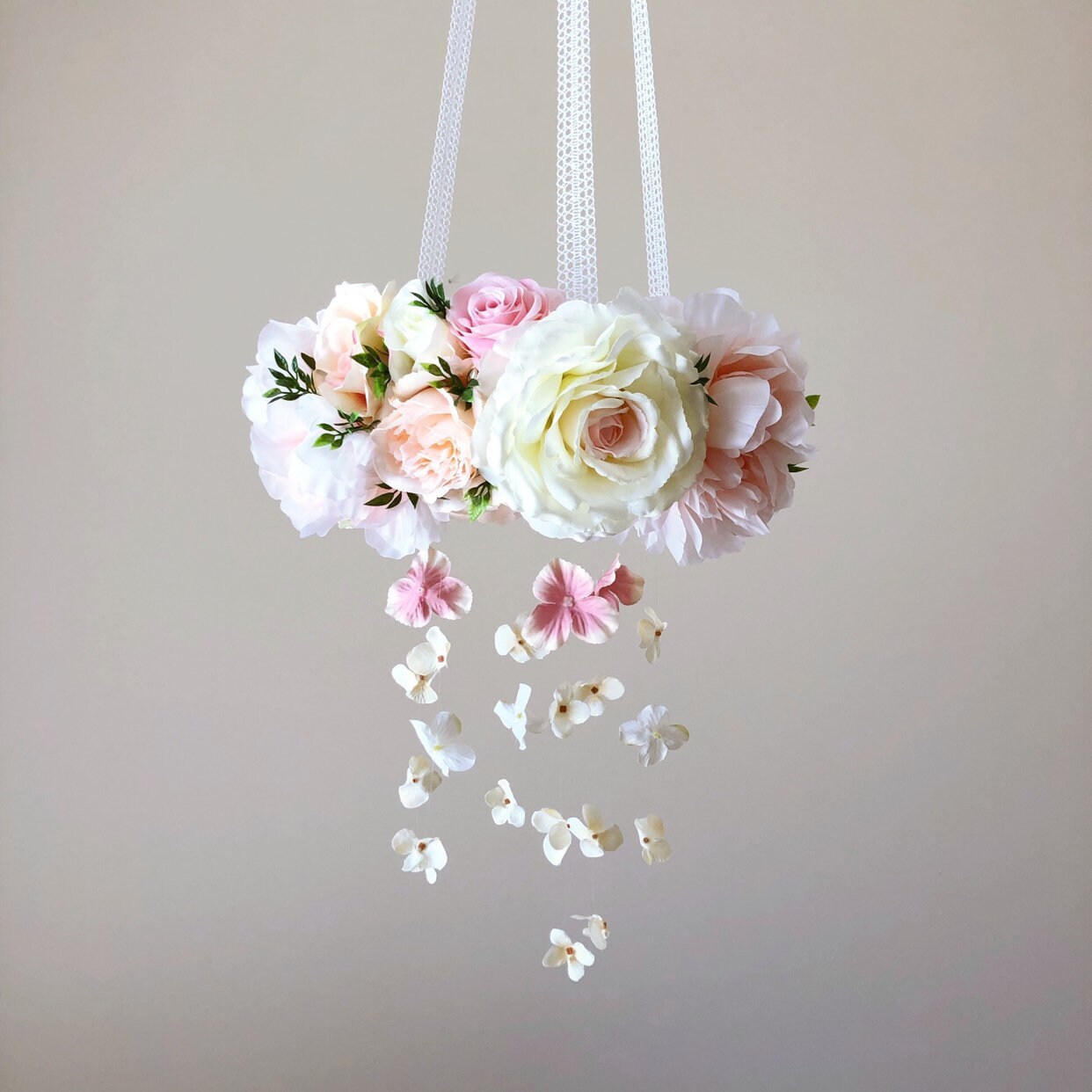 Baby Girl Mobile Flower Mobile Flower Mobile Nursery | Etsy