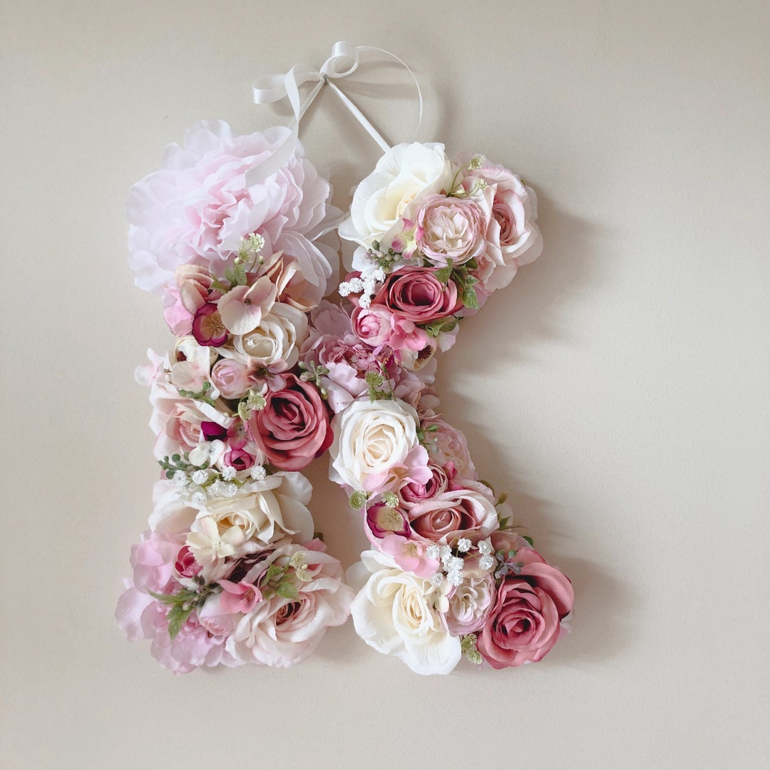 Bridal Shower Decor, Floral Letter Wedding, Wedding Decor, Personalized ...