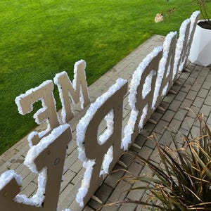 Freestanding Wedding Floral Letters, Custom Initial Decor for Table ...