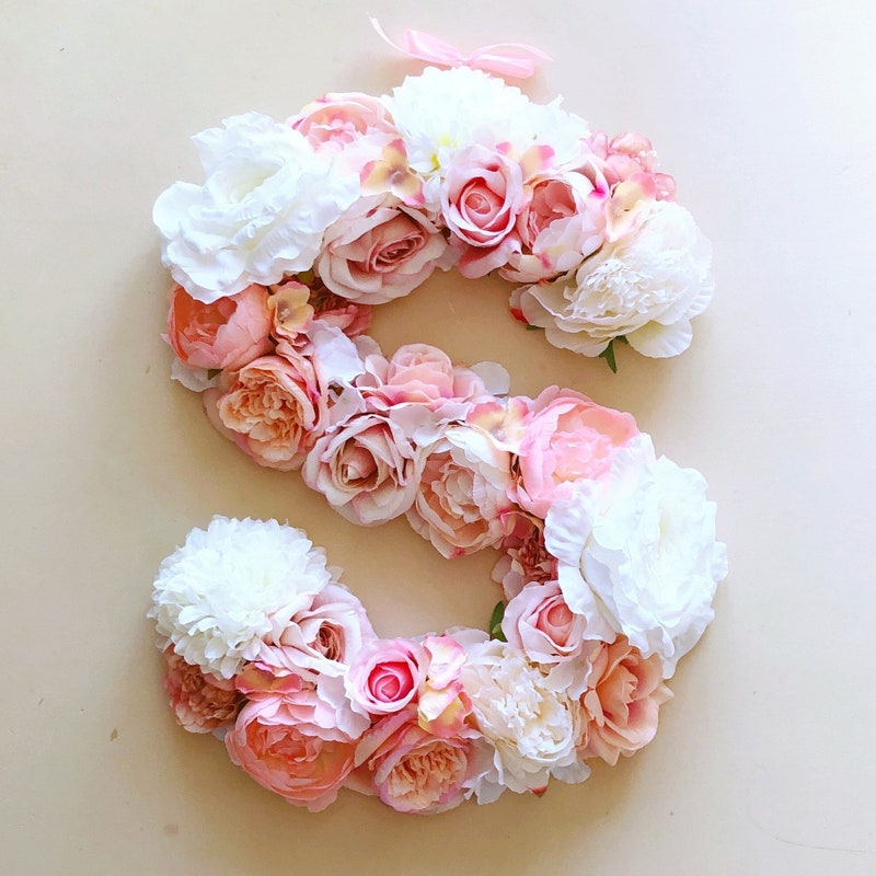 Flower Letter - Etsy