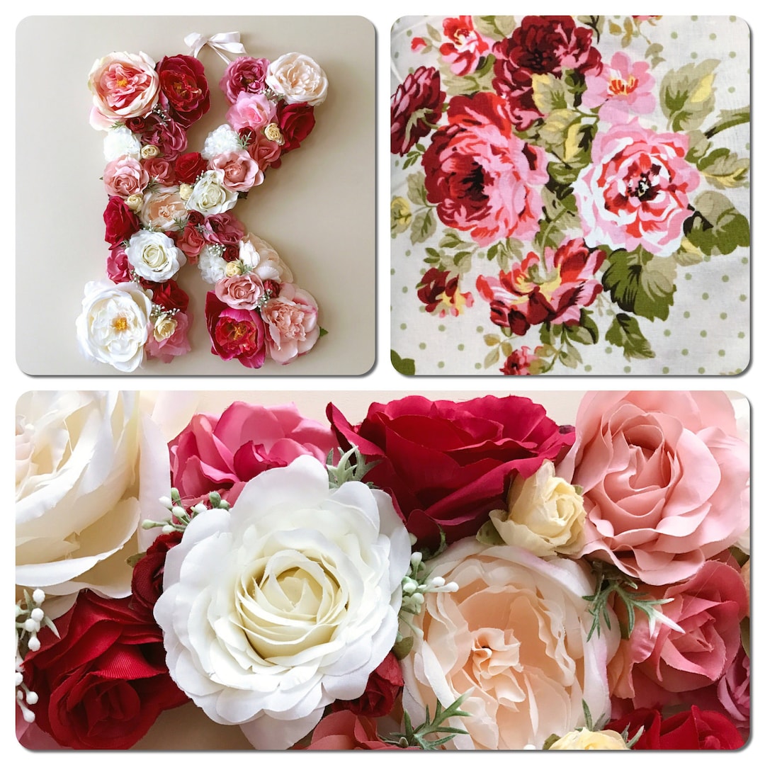 Flower Numbers Large, Floral Letter Wedding, Wedding Decor ...