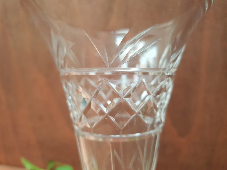 Stuart Crystal Trumpet Vase Signed Lead Crystal Vase 15cm - Etsy